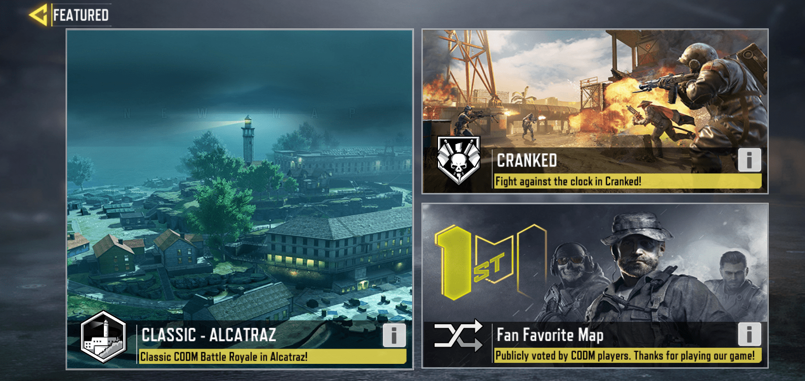 Alcatraz Battle Royale Map in Call of Duty: Mobile | Overview, What's New