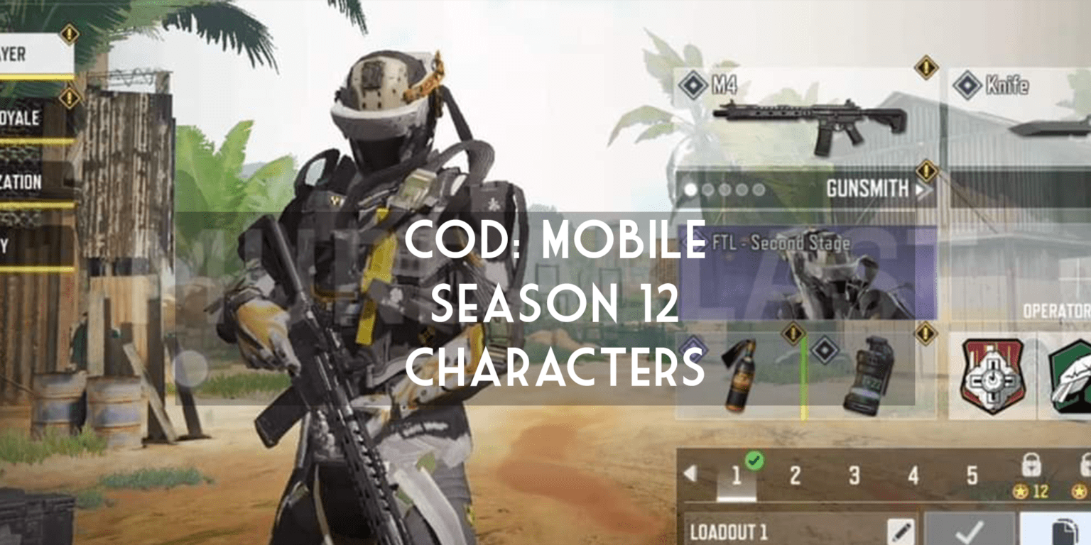 COD Mobile Season 12 Characters in Battle Pass, Bundles, Crates