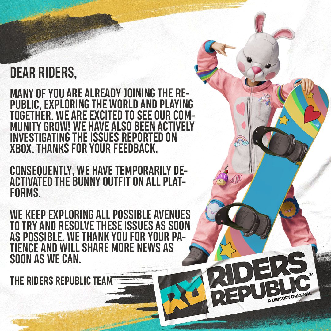 Riders Republic Bugs and Known Issues | Xbox, PlayStation, PC