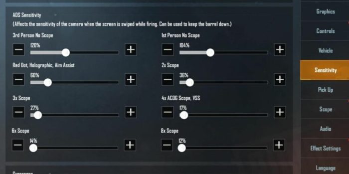 PUBG Mobile Sensitivity Settings: Aim Assist, Camera, ADS (2022 Guide)