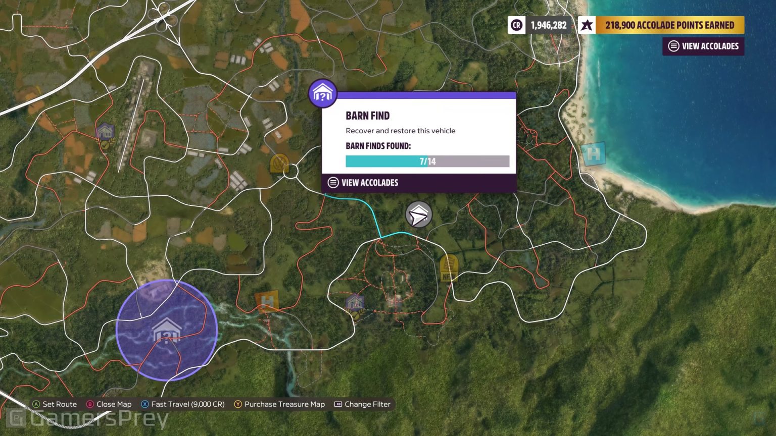 All Barn Locations in Forza Horizon 5
