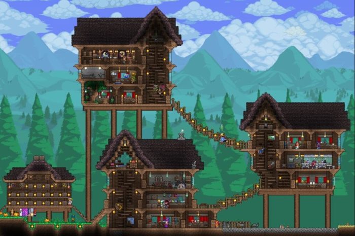 Terraria House Base Ideas | Desert, Snow, Jungle Houses