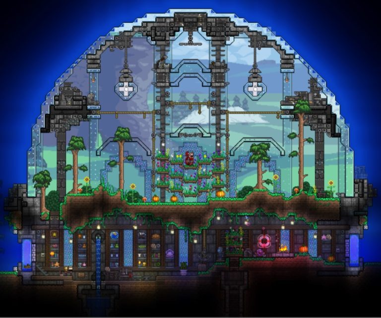 Terraria House Base Ideas | Desert, Snow, Jungle Houses
