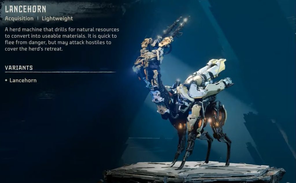 All Horizon Forbidden West Machines Locations and Types