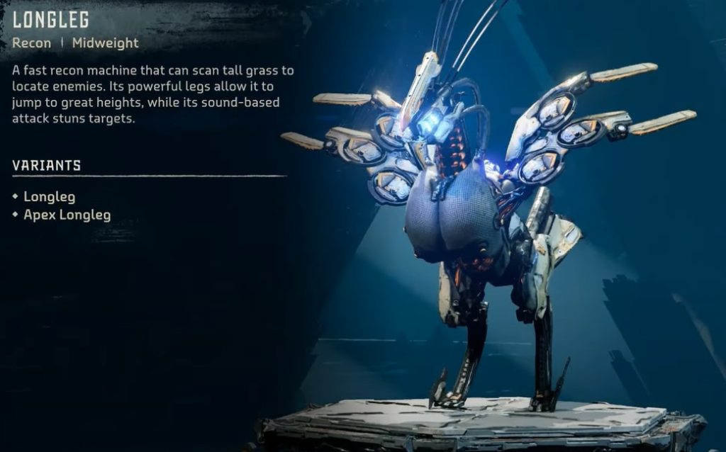 All Horizon Forbidden West Machines Locations and Types