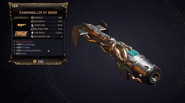 Best Tiny Tina's Wonderlands Legendary Weapons List