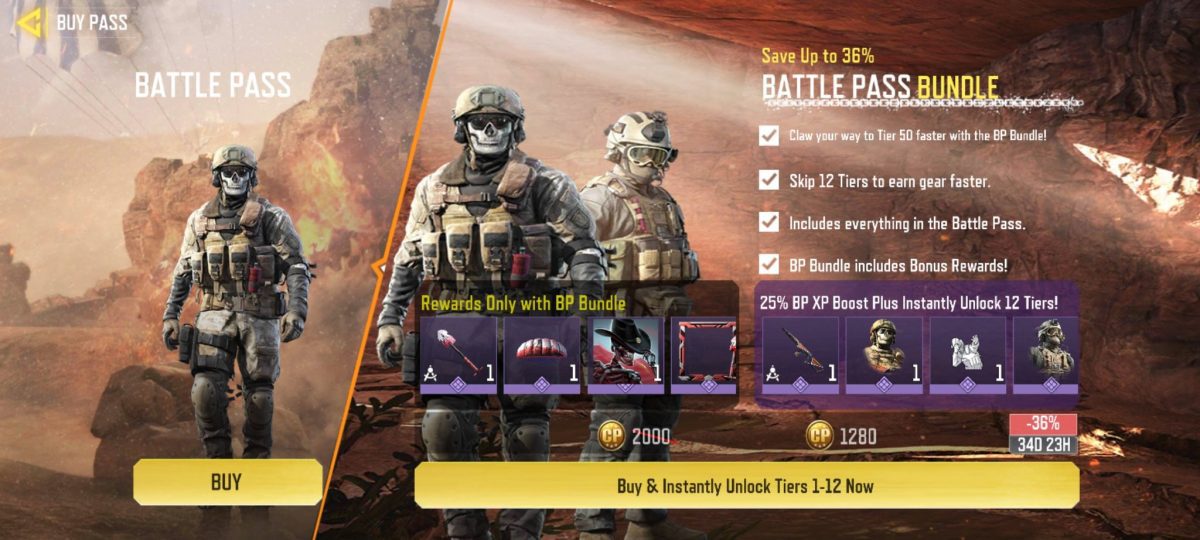 COD Mobile Season 8 Battle Pass Rewards (Free and Premium)